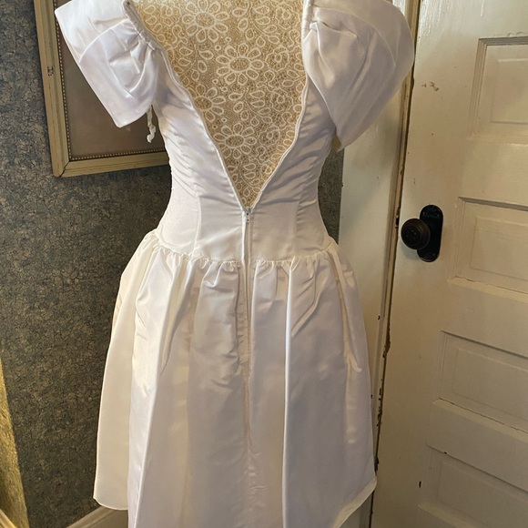 Gunne Sax | Dresses | Vtg 8s 90s Jessica Mcclintock Gunne Sac White Off ...